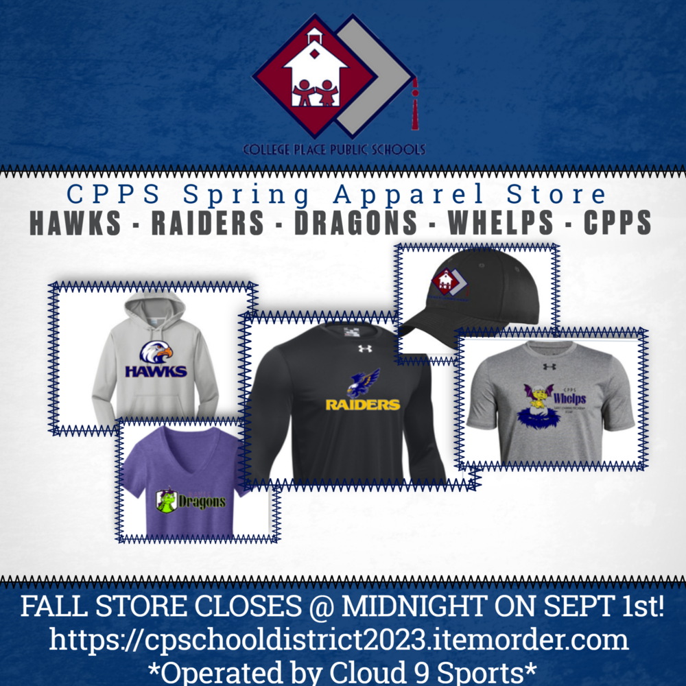 CPPS Apparel Store - Fall 2023 | District Office