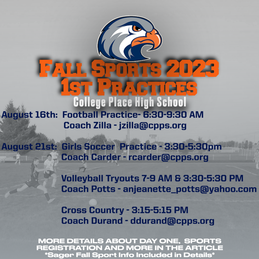Hawks Fall Sports - 1st Day Practices, Registration Info and More ...