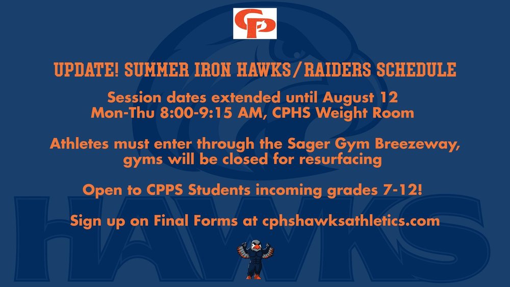 Iron Hawks and Raiders Sessions Extended | College Place High School