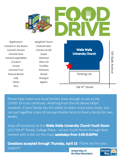 Local Food Drive! | Athletics and Activities